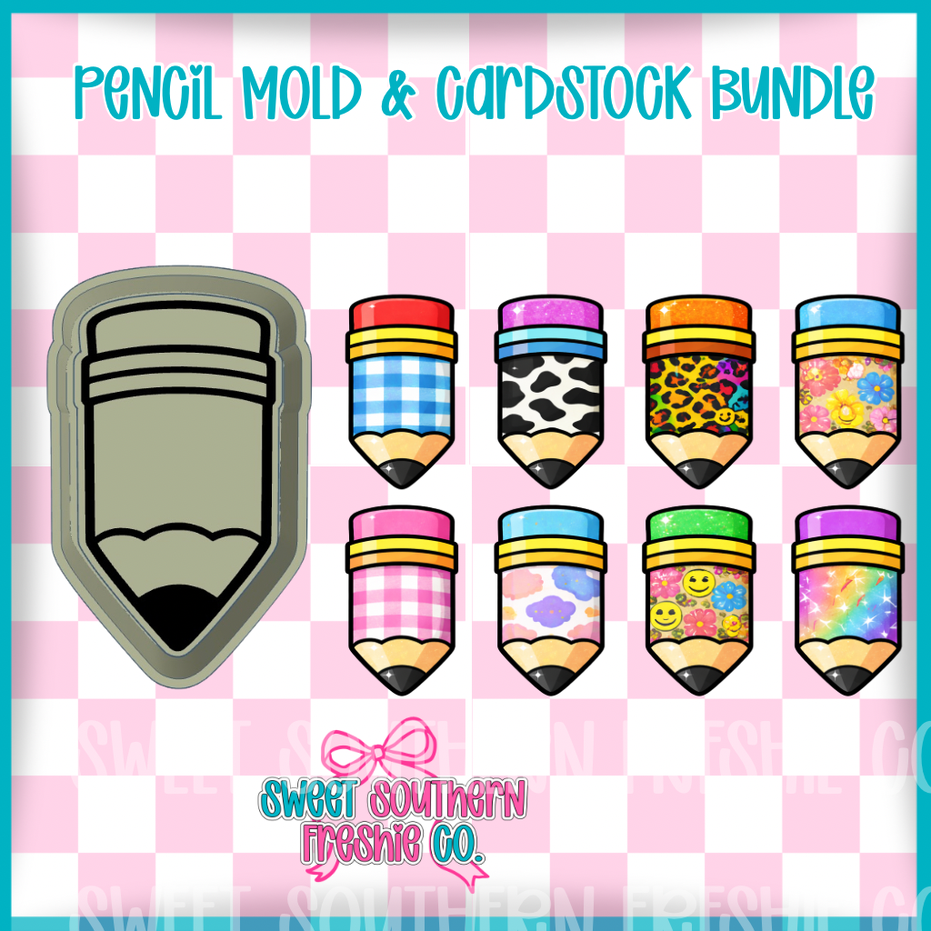 Pencil| Mold & Cardstock Bundle – Sweet Southern Freshie Co.