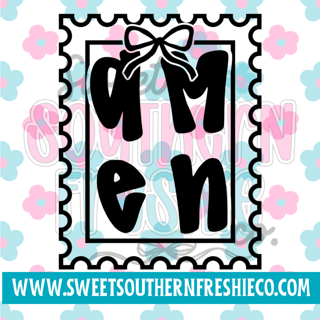 Amen Stamp – Sweet Southern Freshie Co.